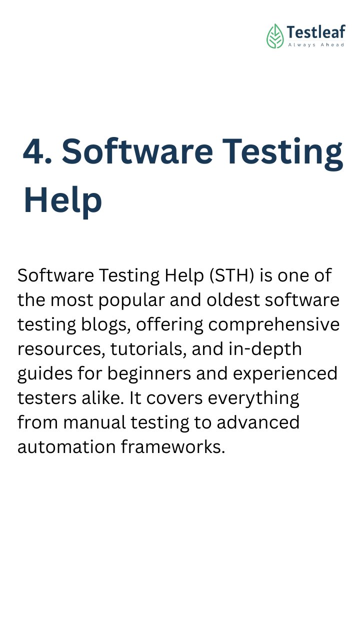 Top 10 blogs to follow to learn automation testing - Testleaf