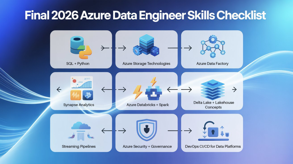 Azure Data Engineer Roadmap 2026 Guide With DevOps Skills