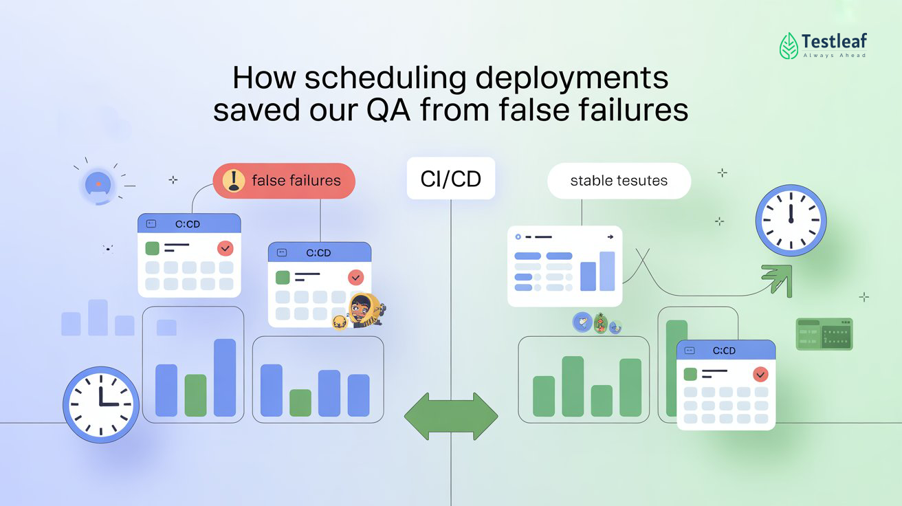 How Scheduled Deployments Prevent QA False Failures in CI/CD